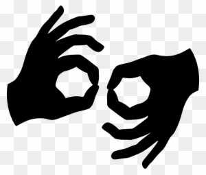 Asl Sign For Interpreter - Free Transparent PNG Clipart Images Download