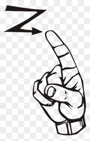 Png Royalty Free Techflourish Collections Clip Art - Z Sign Language ...