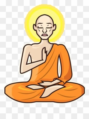 Meditation Monk Clip Art - Monk Clipart - Free Transparent PNG Clipart ...