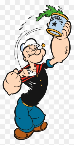 Popeye The Sailor Spinach - Free Transparent PNG Clipart Images Download