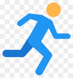 Free Vector Businessman Running In Blue Color - Running Business Man ...